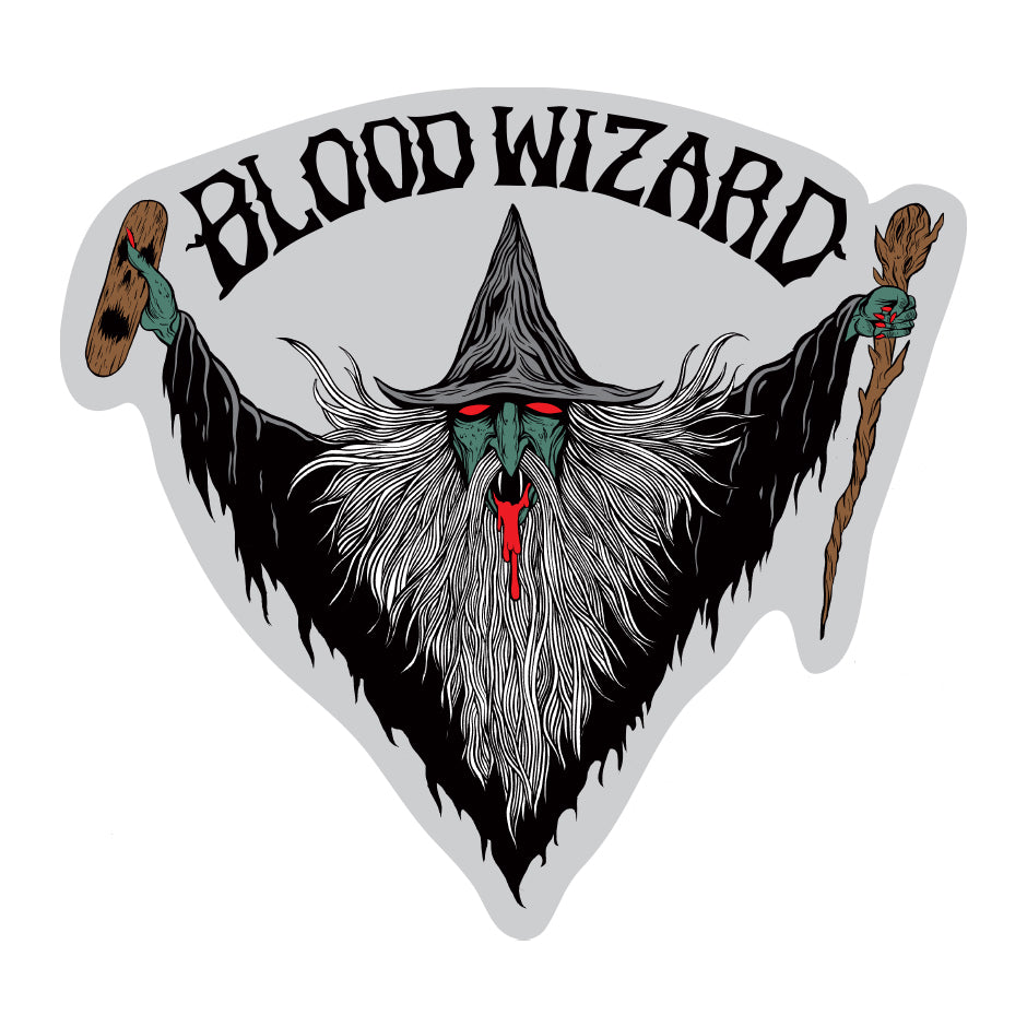 BLOOD WIZARD STICKER Large